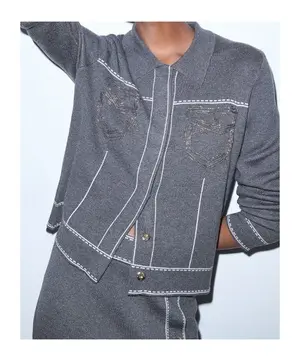 Liu Jo Knit Jacket With Beads