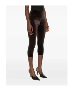 Andamane Form-fitting Trousers With Wrap Detail