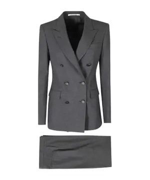 Tagliatore Long-sleeve Jacket Set - Black