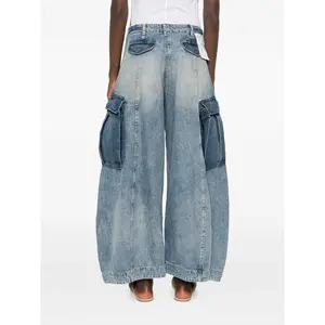 R13 Siouxsie Field Cargo Jeans - Blue
