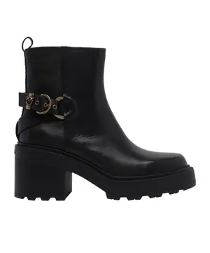 Pinko Block-heel Ankle Boots - Black