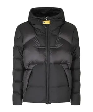 PARAJUMPERS Long-sleeved Padded Hooded Jacket - Black