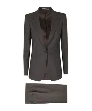 Tagliatore Long-sleeve Suit Set - Black
