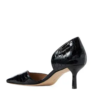 Victoria Beckham 55 Croc-effect Leather Pumps