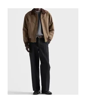 Prada Ribbed Hem Blouson Jacket
