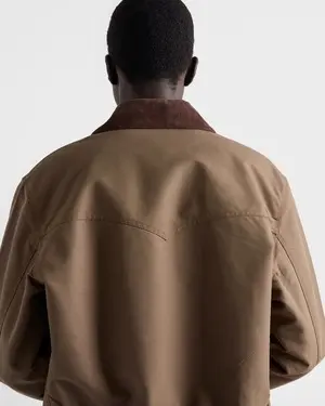 Prada Ribbed Hem Blouson Jacket