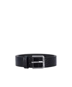 THE FRANKIE SHOP Croc Effect Adjustable Belt
