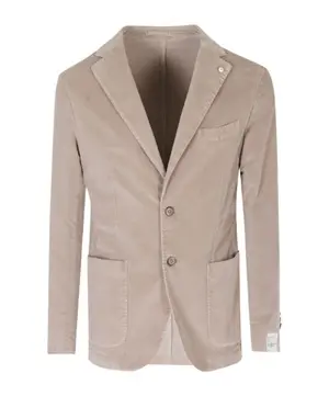 L.B.M. 1911 Single-breasted Corduroy Blazer