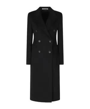 Tagliatore Long-sleeved Tailored Coat - Black