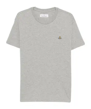 VIVIENNE WESTWOOD Orb Logo Crew-neck T-shirt - Grey