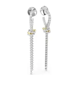 SWAROVSKI Hyperbola Rhodium-plated Drop Earrings