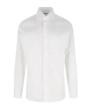 BARBA NAPOLI Classic Regular-fit Shirt - White