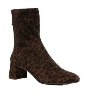 AQUAZZURA Saint Honore Leopard-print Ankle Boots