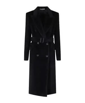 Tagliatore Long-sleeved Belted Coat