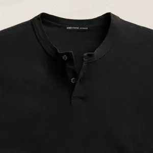JAMES PERSE Slub Jersey Short Sleeve Henley