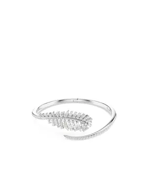 SWAROVSKI Vienna Feather Open Bracelet - White