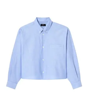 A.p.c. Button-down Cropped Shirt