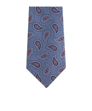 Etro Silk Paisley Jacquard Neck Tie