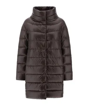 Herno Long-sleeved Down Jacket - Dark Chocolate
