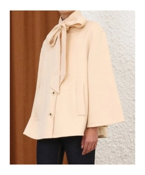 Zimmermann Valiant Pussybow Coat