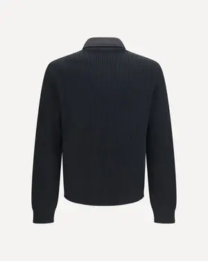 Prada Zip-up Knitted Cardigan