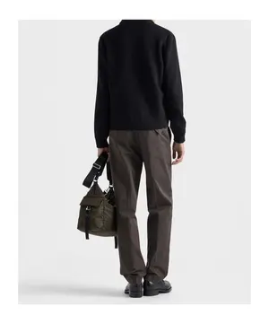 Prada Zip-up Knitted Cardigan