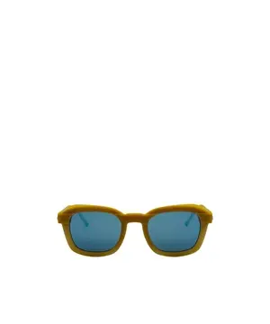 Thom Browne Rectangle Frame Sunglasses - Blue