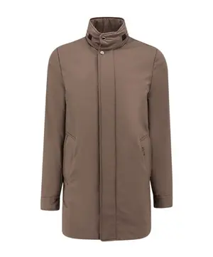 MOORER Padded High Neck Coat