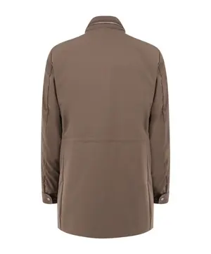 MOORER Padded High Neck Coat