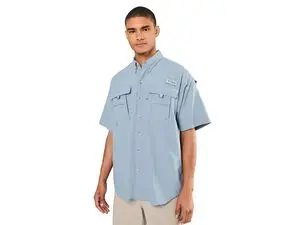 Columbia Pfg Bahama Ii Short Sleeve Shirt Clothing - Dockside Blue