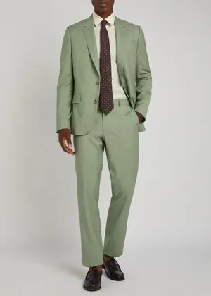 Paul Smith Striped-jacquard Cotton And Silk-blend Shirt