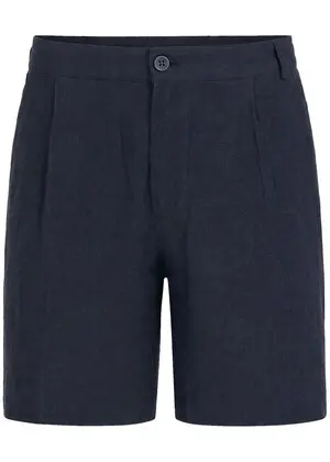 PERCIVAL Linen Shorts - Navy