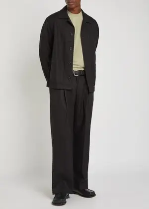 Nn07 Kay Pleated Linen Trousers