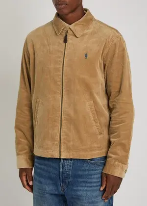 Polo Ralph Lauren Corduroy Embroidered Logo Windbreaker Jacket