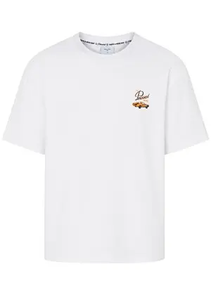PERCIVAL Printed Cotton T-shirt - White