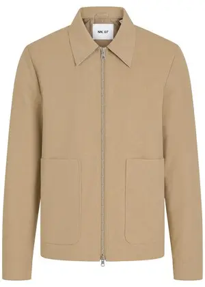 Nn07 Gael Cotton-blend Twill Jacket - Beige