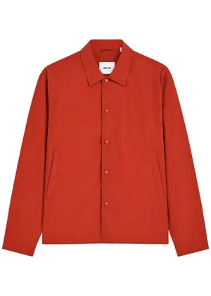 Nn07 Crinkled Nylon Jacket With Drawstring Hem