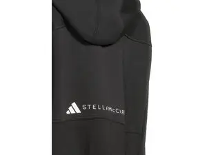 Adidas By Stella McCartney Cropped Hoodie Jacket With Drawcord And Logo Detail