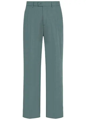 PERCIVAL Tailored Straight-leg Woven Trousers - Blue