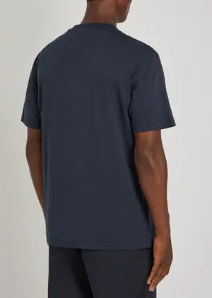 Nn07 Adam Logo-embroidered Cotton T-shirt - Navy