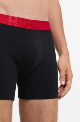 Hugo Three-pack Of Logo Boxer Briefs