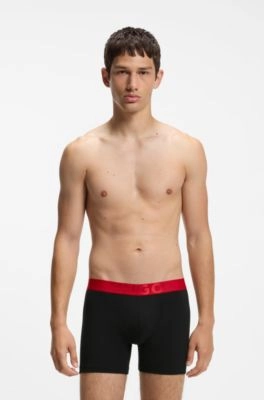Hugo Three-pack Of Logo Boxer Briefs