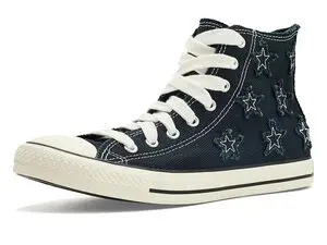 CONVERSE Chuck Taylor All Star Distressed Stars High-top Sneakers - Black