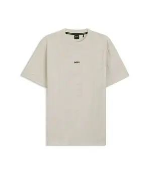 BOSS Cotton T-shirt With 3d-jacquard Pattern