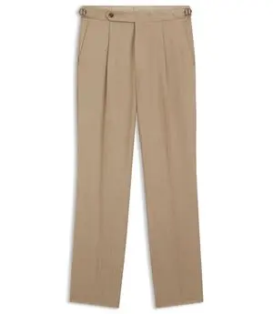 BOSS Tapered-fit Virgin Wool Serge Pants