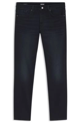 BOSS Delaware Slim-fit Jeans In Knitted Stretch Denim