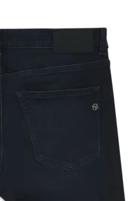 BOSS Delaware Slim-fit Jeans In Knitted Stretch Denim