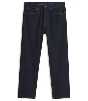 Hugo Regular-fit Rinse-washed Dark-blue Denim Jeans - Dark Blue