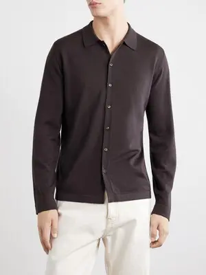 SLOWEAR Zanone Virgin Wool Button-up Shirt