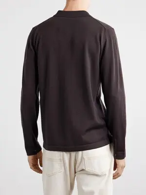 SLOWEAR Zanone Virgin Wool Button-up Shirt